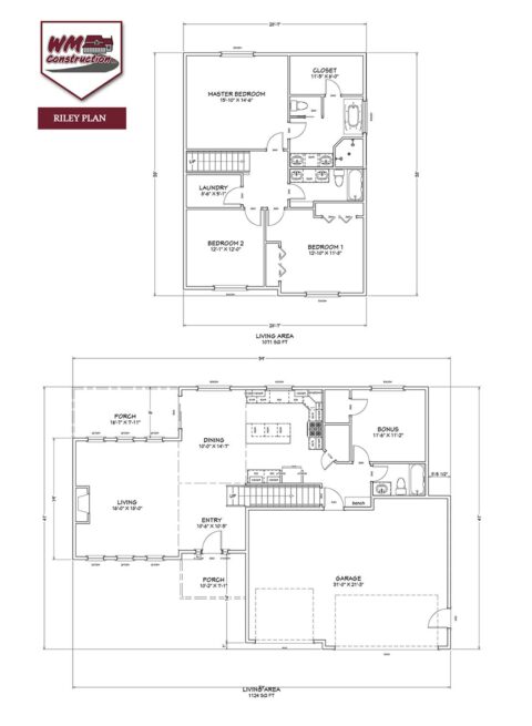 Floor Plans - WM Construction, LLC