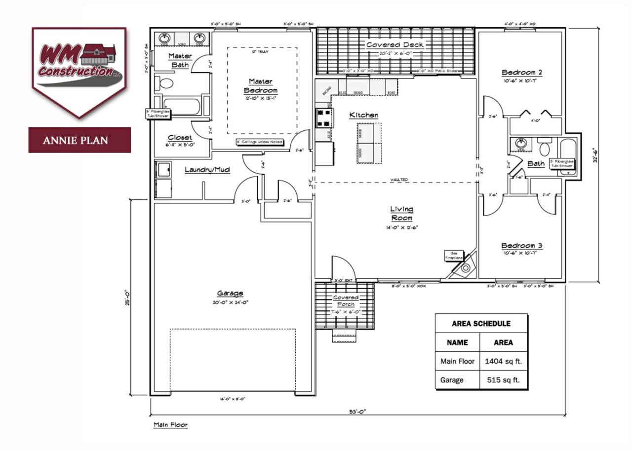 Floor Plans - WM Construction, LLC